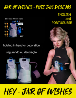 Second Life Marketplace - HEY - JAR OF WISHES - POTE DOS DESEJOS